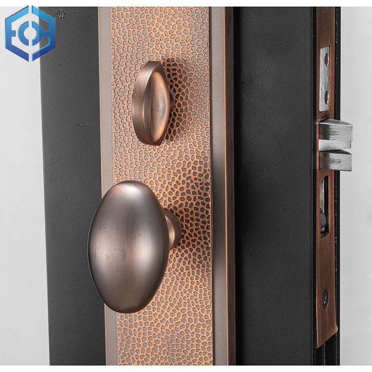 Dim Antique Copper zinc alloy entry door lock luxury designed style ...