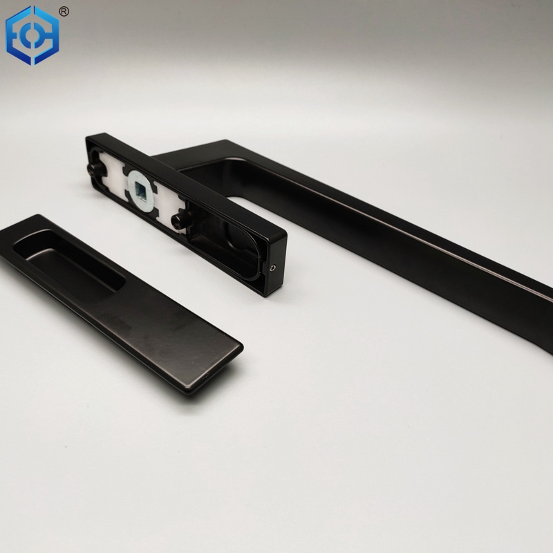 Solid Internal Lift-up Sliding Door Handle PVD Satin Black - Buy Lift ...