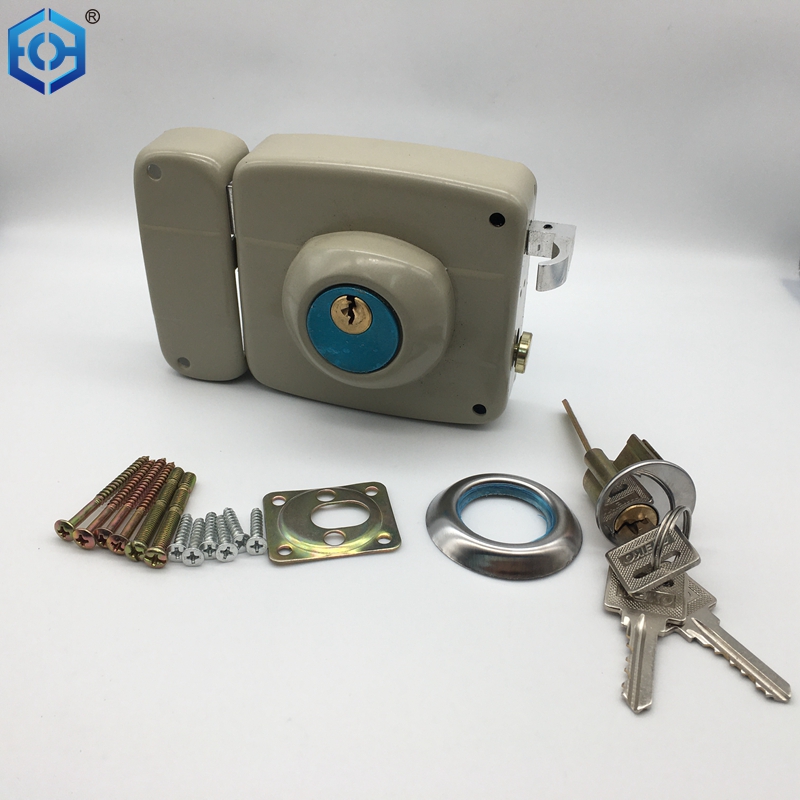 High Security Deadbolt Double Cylinder Rim Lock - Buy rim door knobs ...