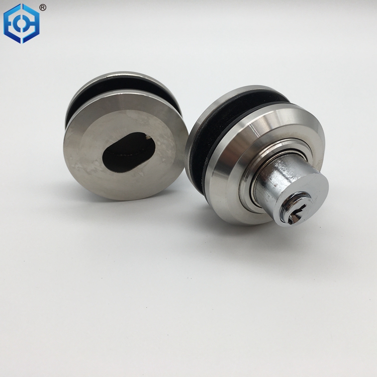 304 Stainless Steel Sliding Glass Door Push Lock with Four Keys - Buy ...
