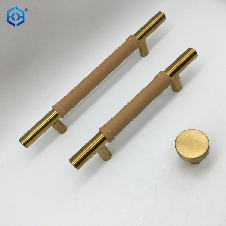 Stainless Steel Leather Furniture Cabinet Door Pull Handles - Buy ...