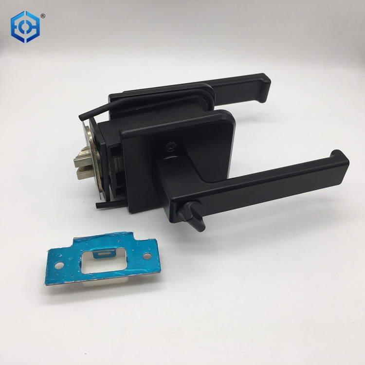 European Style Office Aluminum Frame Swing Glass Door Lock Set With ...