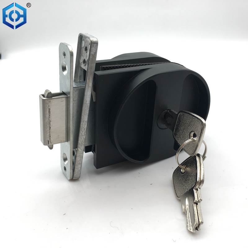 OEM/ODM China Matt Black Slim Frame Sliding Glass Door Lock With Key ...