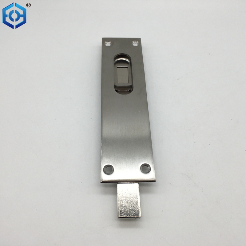 Stainless Steel Latch Sliding Door Lock Surface Mounted Slide Bolt For ...
