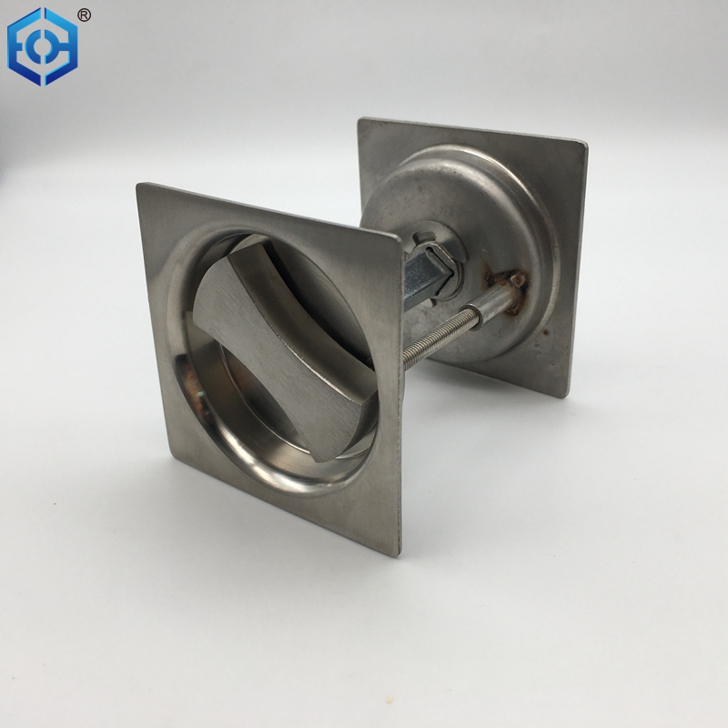 Modern Square Style Stainless Steel Pocket Sliding Door Lock - Buy ...