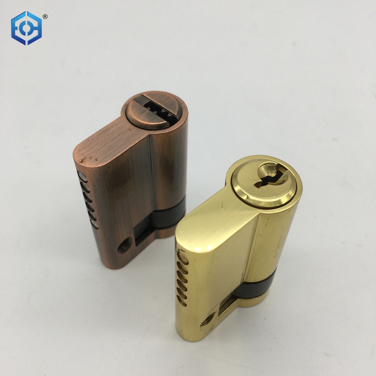 45mm Golden Or AC Brass Euro Profile Single Side Door Lock Cylinder ...