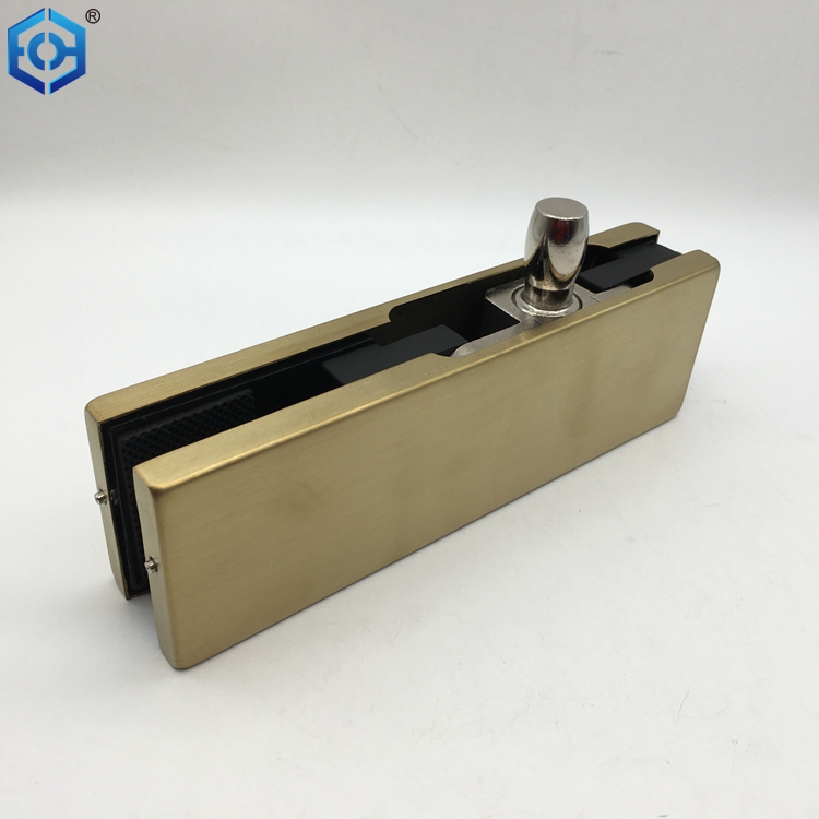 Satin brass stainless steel patch fitting - EC HARDWARE