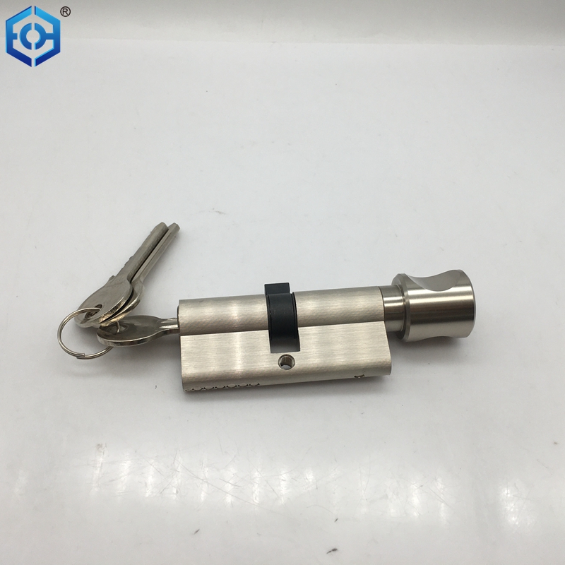 Satin Nickel Brass Euro Cylinder Locks Thumbturn Cylinder - Buy b&q ...