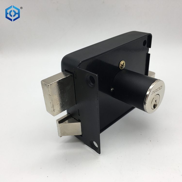 Black Safety Rim Lock Door Lock with Keys for Frnot Door - Buy Rim Lock ...