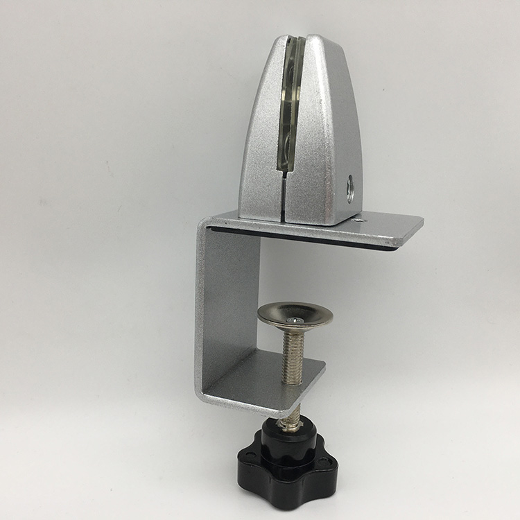 Office Workstation Aluminum Alloy Glass Panel Clamp Railing Glass Shelf ...