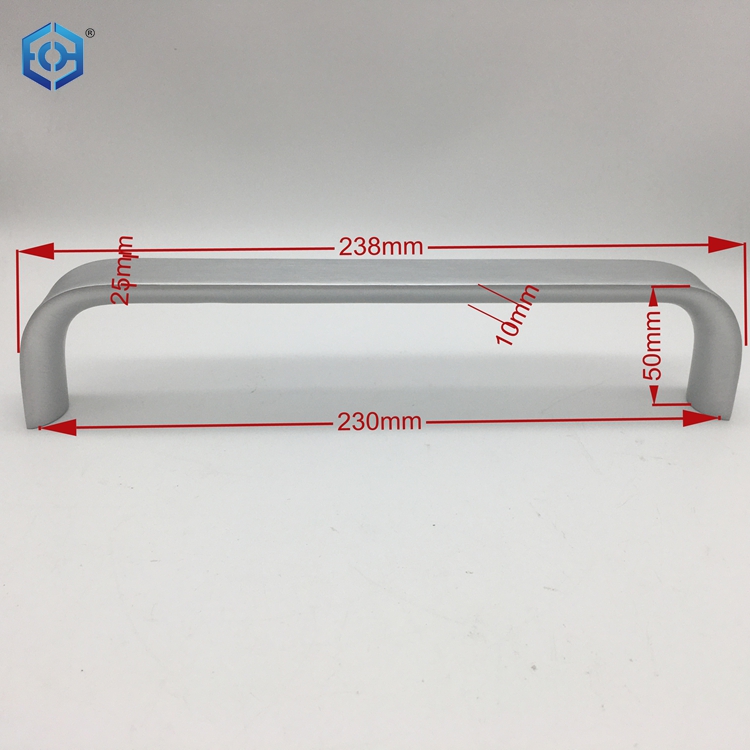 Color Custom Aluminium Extrusion Handle for Furniture Kitchen Cabinet ...