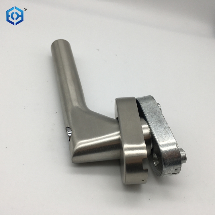 L Shape Stainless Steel Satin Finished Window Handle with Lock - Buy ...