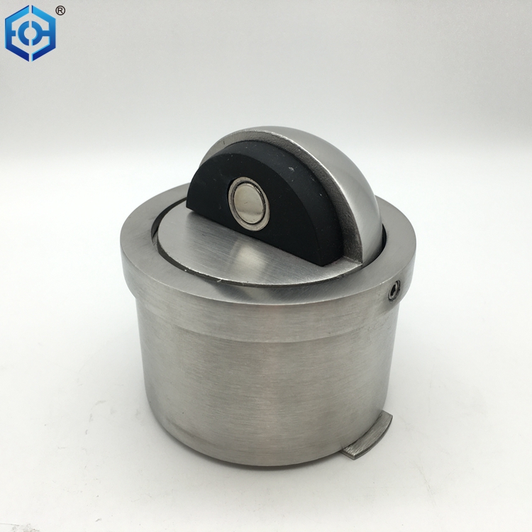 Solid Stainless Steel Magnetic Hidden Concealed Door Stopper - Buy Door ...