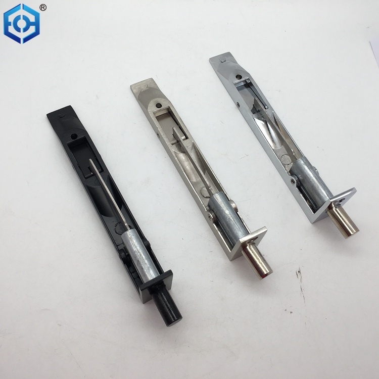 Zinc Alloy Door Bolt Security Door Guard Lever Action Flush Latch Slide ...