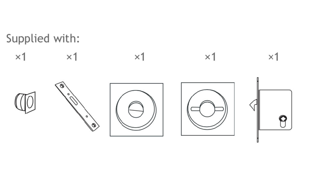 Stainless Steel Door Lock Pocket Lock - Buy Sliding Door Lock, Pocket ...