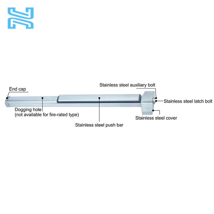 Narrow Style 36 Inch Commercial Door Hardware Exit Device Panic Bar ...