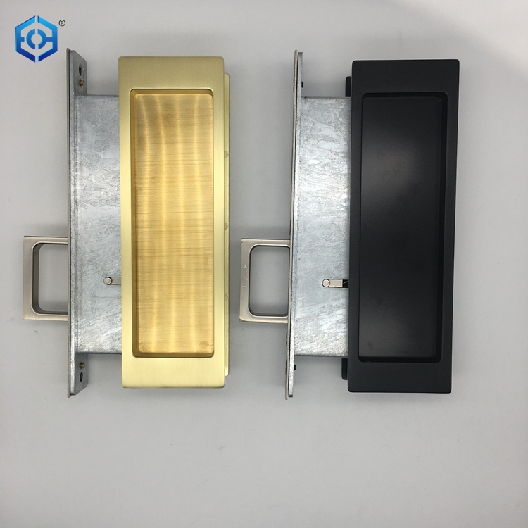 Zinc Alloy Modern Rectangular Privacy Pocket Door Mortise Lock - Buy ...