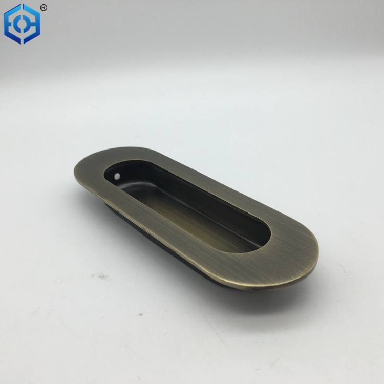 Stainless Steel Cabinet Furniture Oval Concealed Flush Handle - Buy ...
