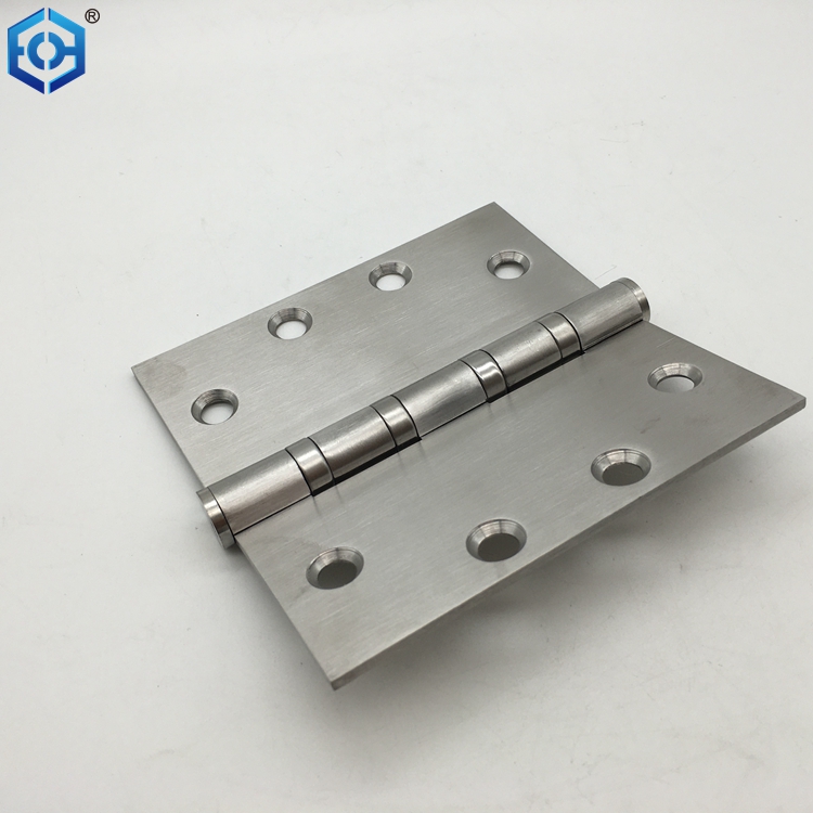 Square Corner Ball Bearing Stainless Steel Door Hinges 4.5"x4.5"x3mm ...