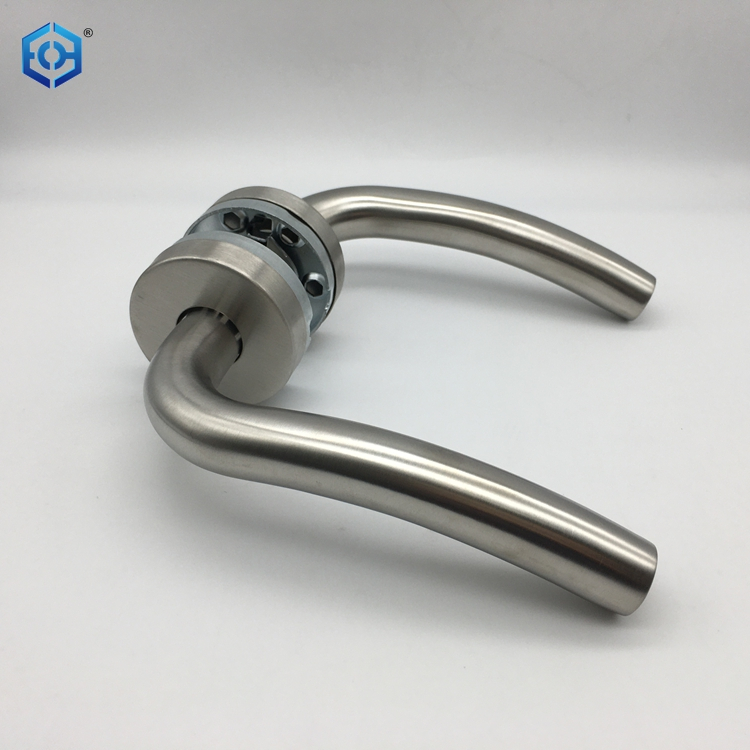 Stainless Steel Wave Style Lever Door Handle - Buy Lever Door Handle ...